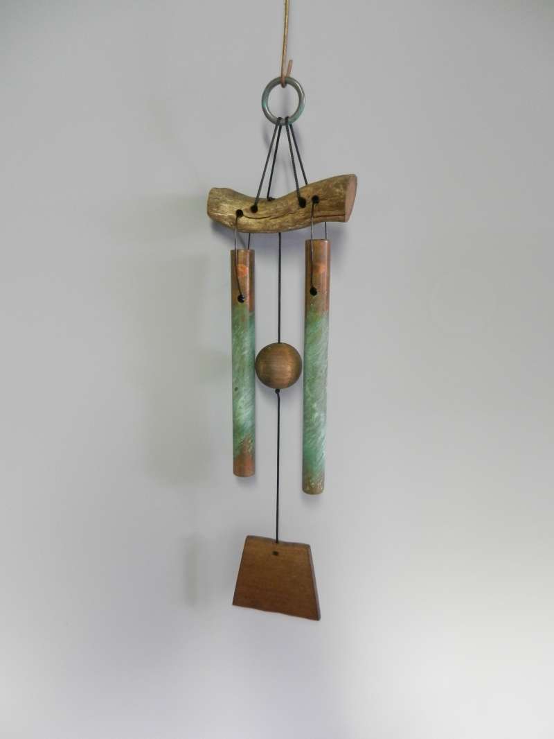 driftwood copper pipe wind chime | Chimes And Copper Designs, 3-D Mixed ...